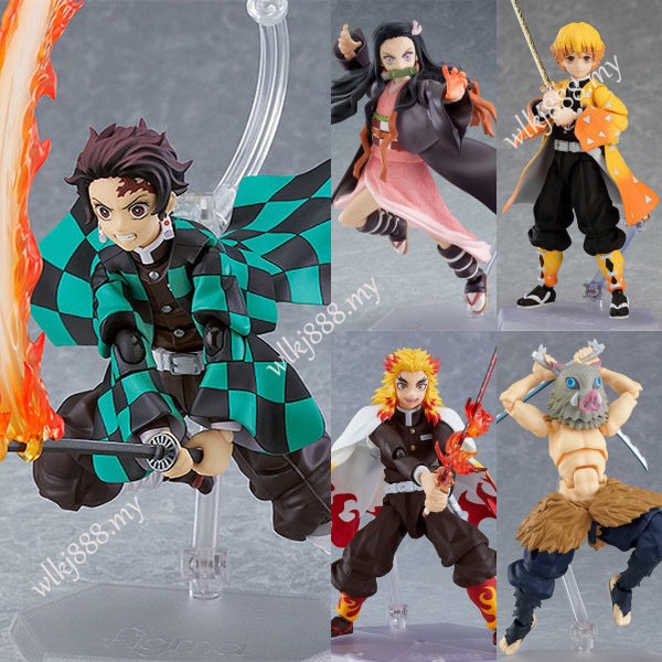 Demon Slayer Figma 498-DX Tanjirou Zenitsu 508-DX Nezuko 553-DX Change ...