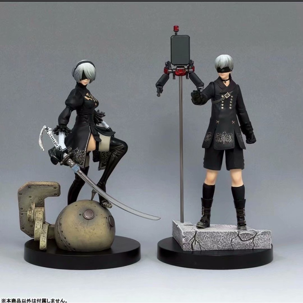 NieR Automata YoRHa 9S No 2 Type B 2B Play & Arts Action Figure Toys ...