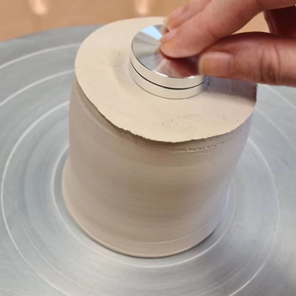 1Pc Clay Trimming Spinner Tool Ceramic Pottery Throwing Trimming Spinner Tool Mini Pottery Wheel ...