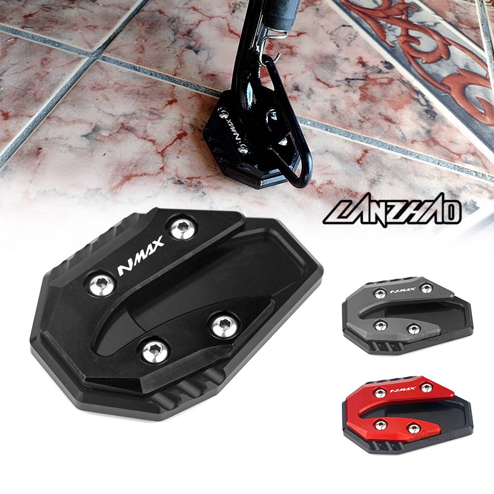 Motorcycle Kickstand CNC Side Stand Enlarger for YAMAHA NMAX 155 v2 ...