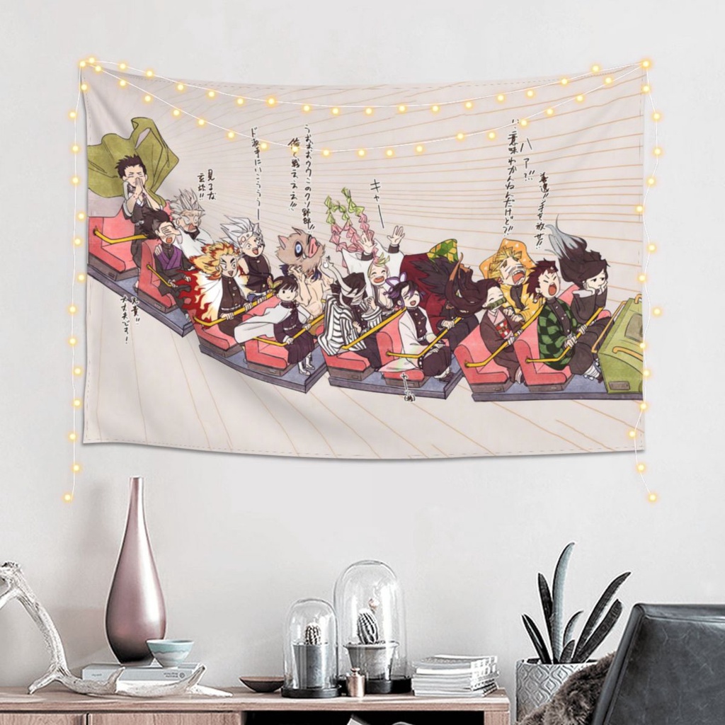 Demon Slayer Tapestry Wall Hanging kimetsu no yaiba Wall Decoration ...