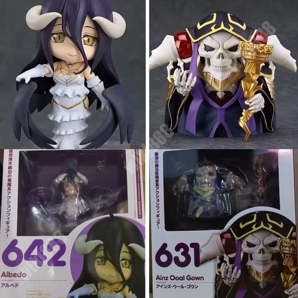 Nendoroid Overlord 642 Albedo 631 Ainz Ooal Gown Action Figure Toys ...