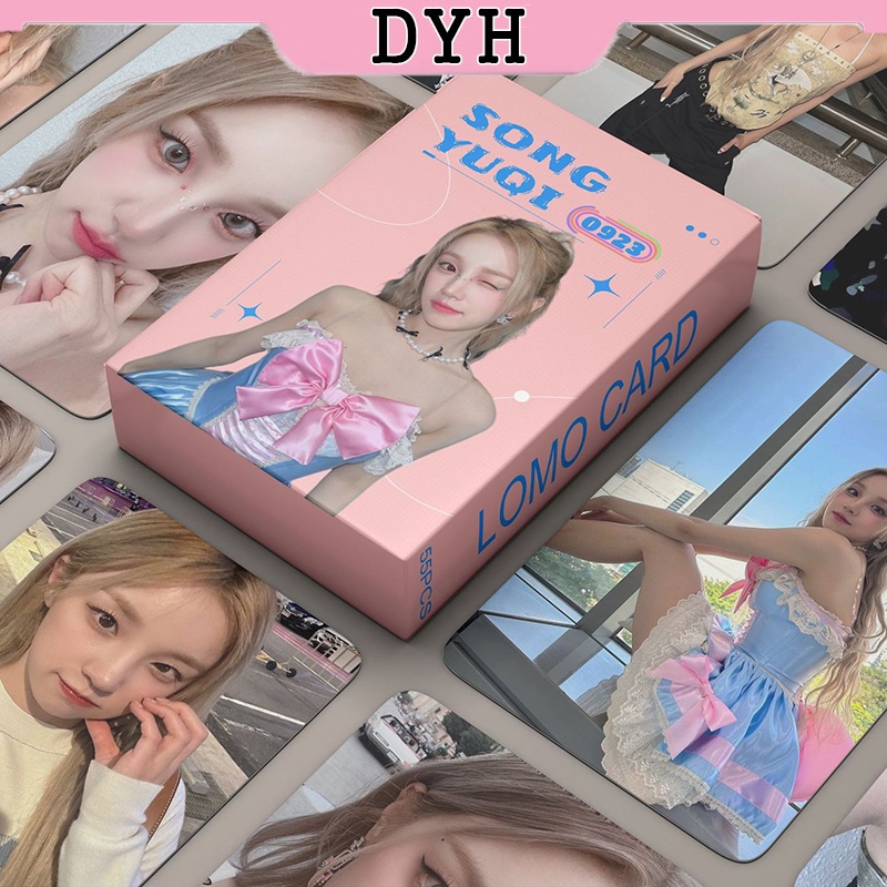 55pcs/box (G)I-DLE YUQI Photocard LOMO Card KPOP Album Postcard ...