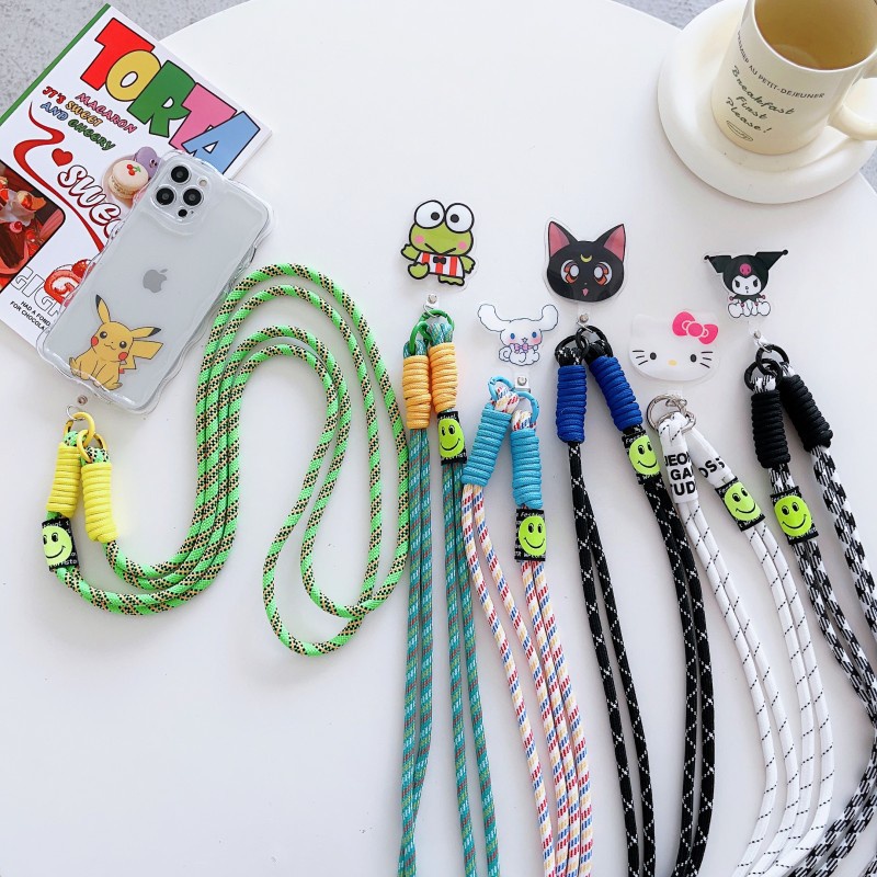 Mobile Phone Lanyard Cartoon Gasket Cross-body Mobile Phone Strap ...