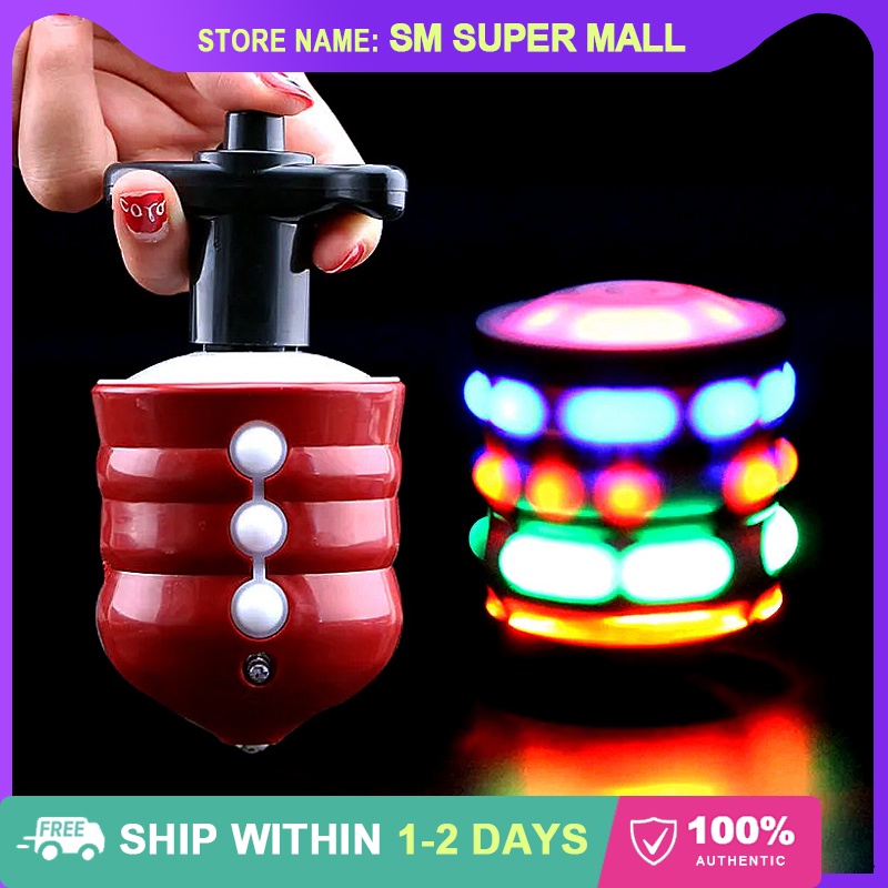 【LED Light】Cool Spinner Gyro Toys Electric Gyroscope Flash Laser Music ...