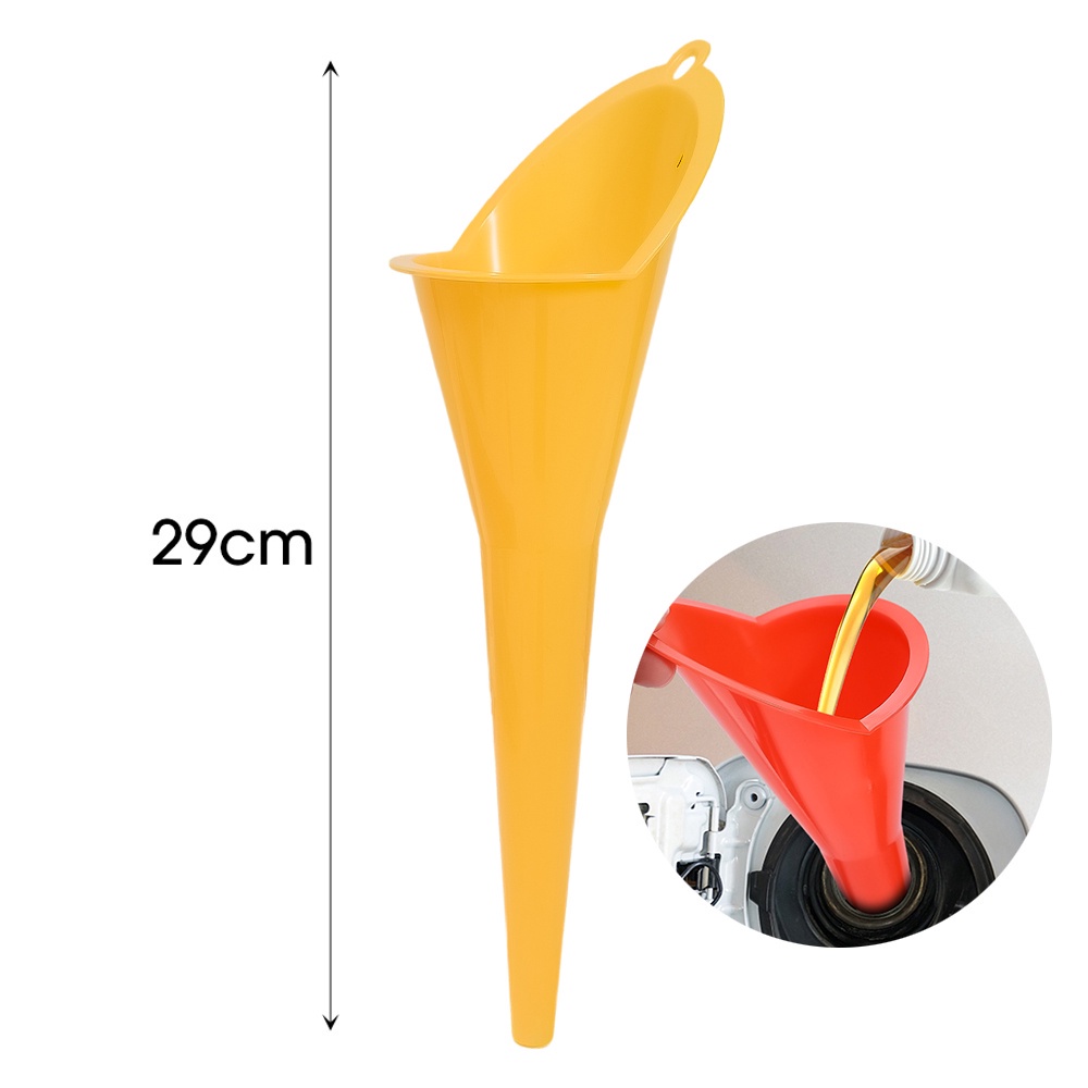 Long Stem Anti-Splash Funnel - Car Motorcycle Gasoline Engine Oil ...