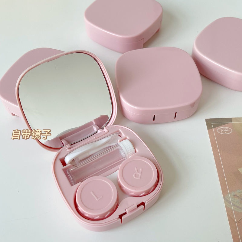 Portable Contact Lens Case Cosmetic Contact Lenses Storage Box with ...