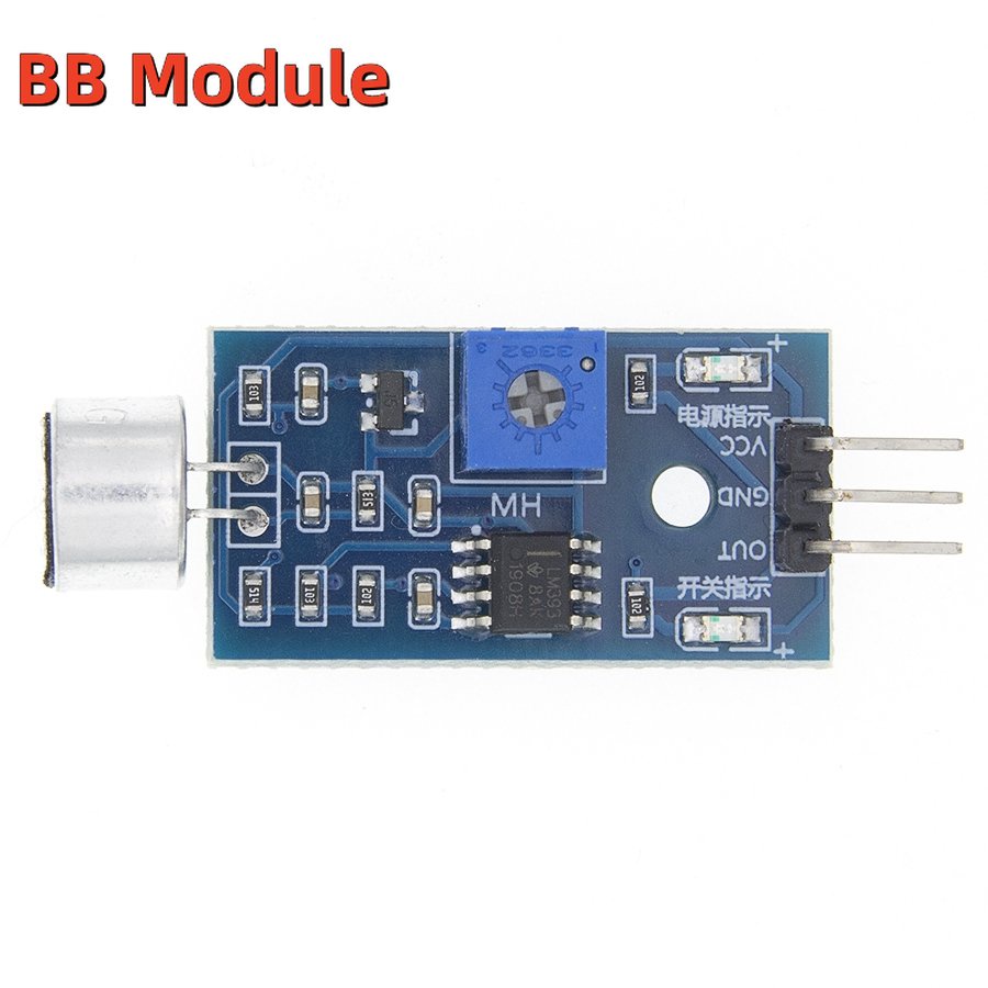 3pin Voice Sound Detection Sensor Module DIY Intelligent Smart Vehicle ...