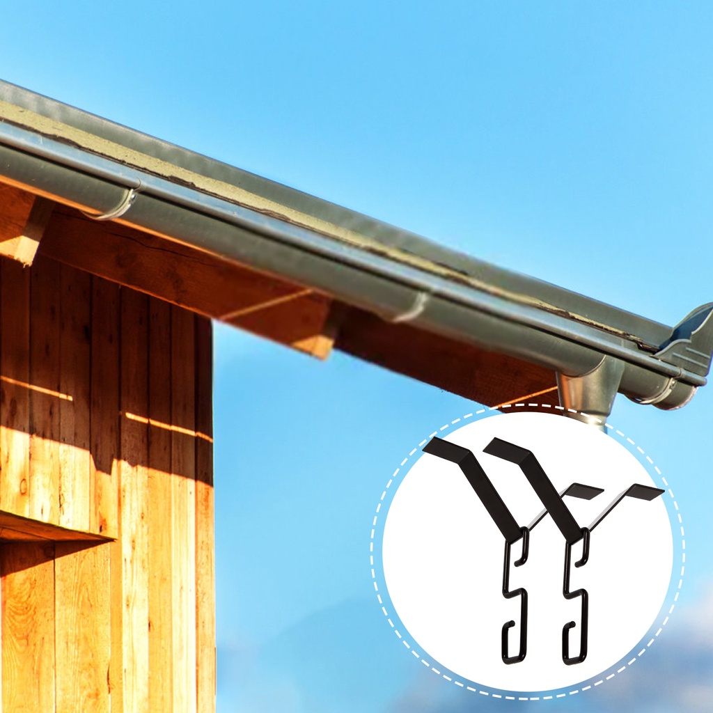 [READY STOCK] 2 Set Rain Chain Install Hook Parts Coat Hanger Hooks ...