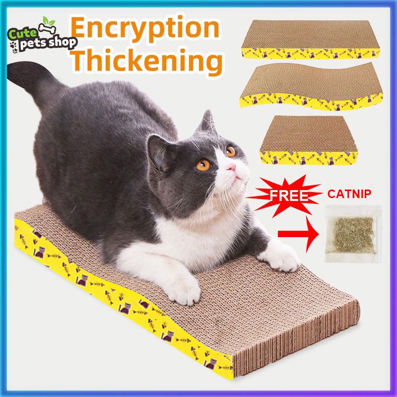 Cat Scratches kitten Scratching Cardboard Cat Toy Scratch Pad High ...