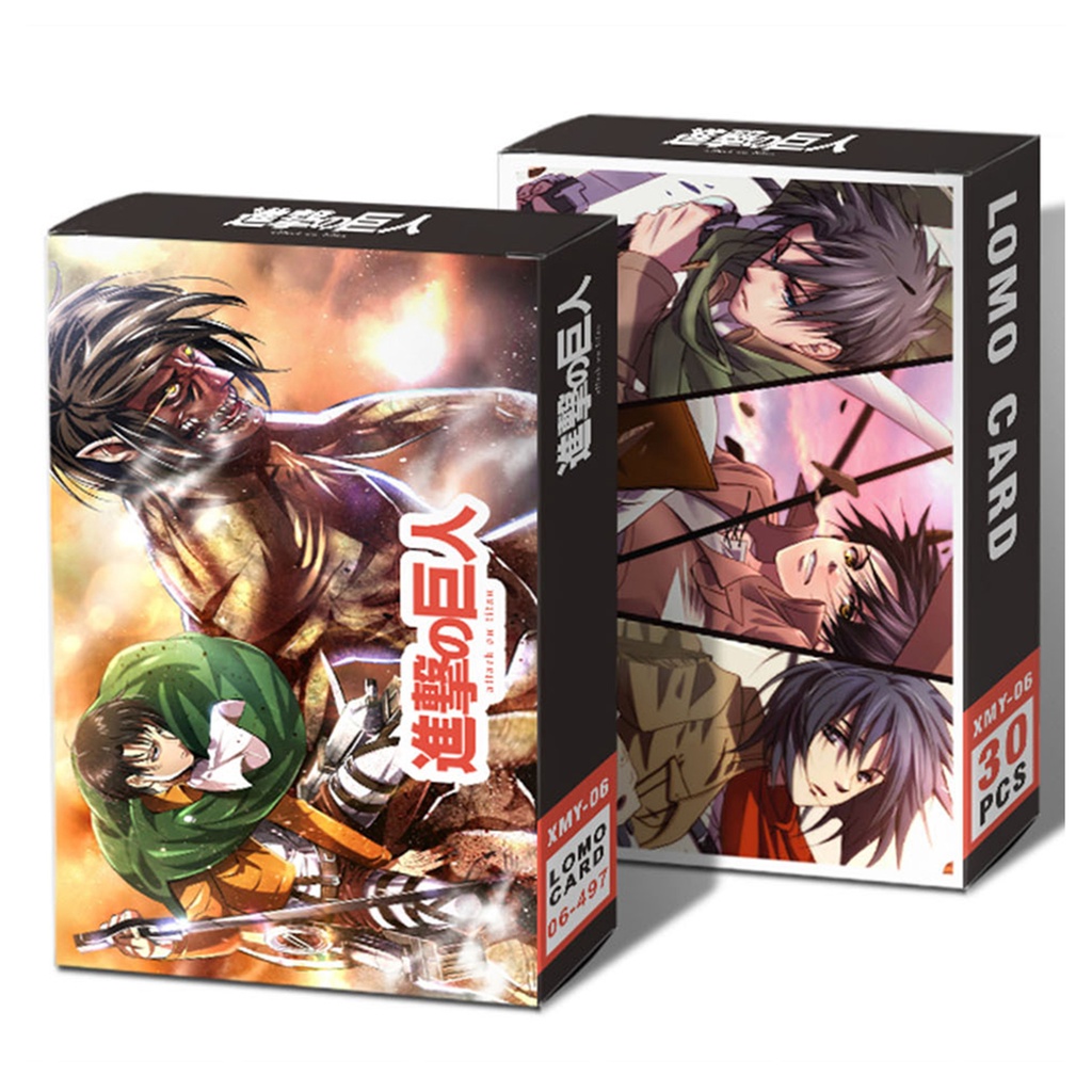 30pcs/box SLAM DUNK Twisted Wonderland HARUTO Attack on Titan HUNTER x ...