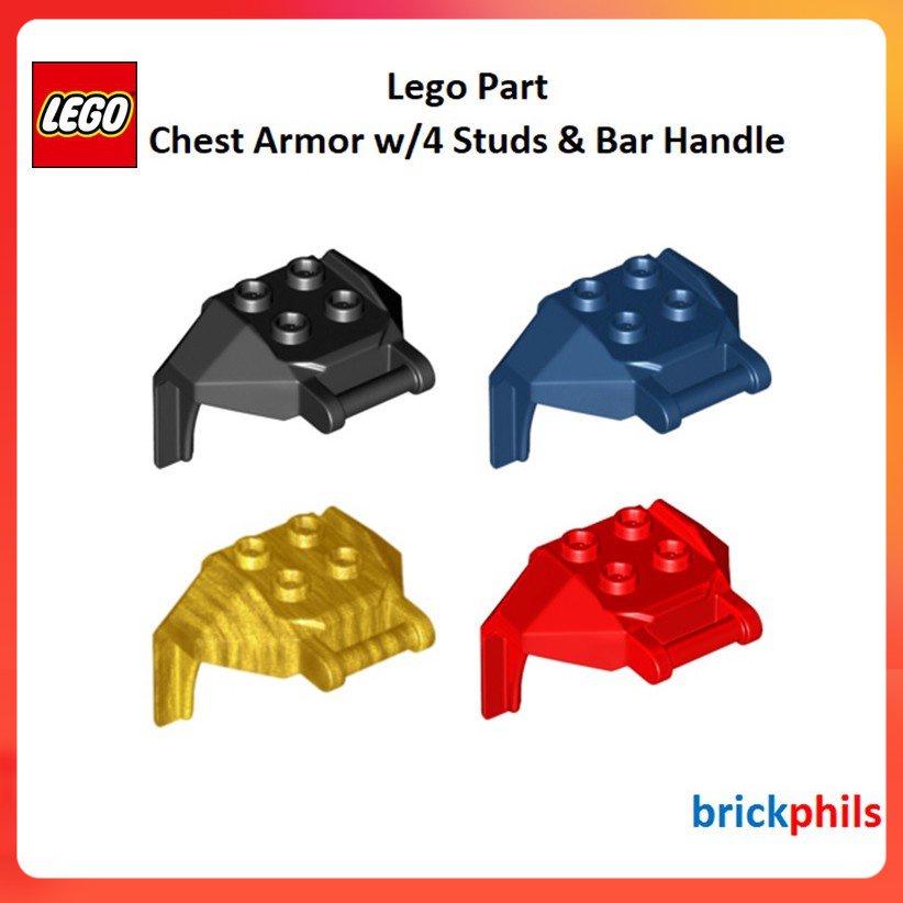Lego Part 27167 - Chest Armor w/4 Studs & Bar Handle | Shopee Philippines