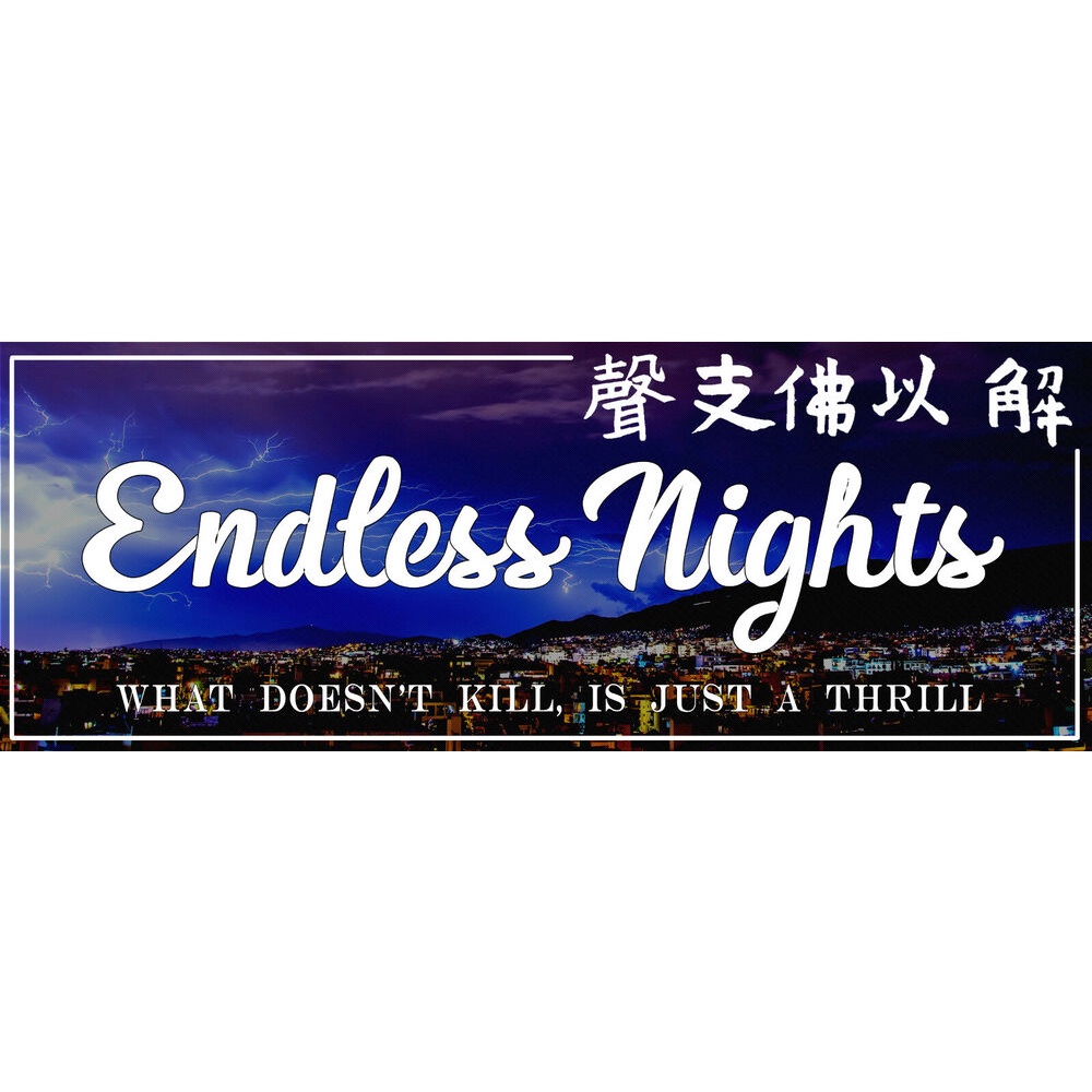 Endless Nights JDM Box Slap Kanji Vinyl Decal Sticker Drifting Racing 8 ...