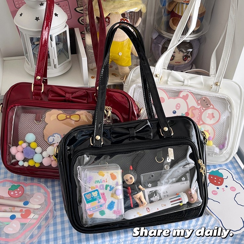 Kawaii Ita Bag Stylish Japanese Style Bow-knot Crossbody Bag DIY ...
