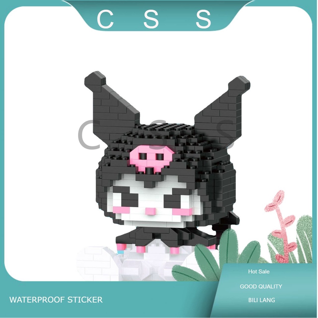 CSS.Kuromi Block Assembly Small Particle Sanrio Toy Birthday Gift ...