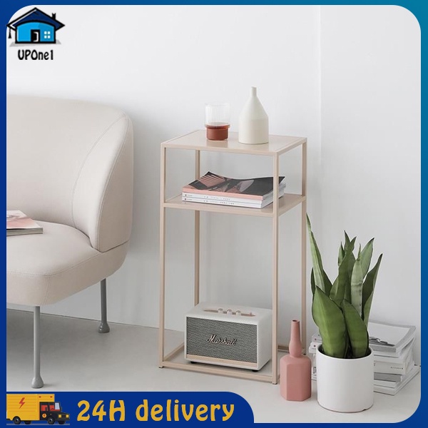 Nordic Iron Multilayer Shelf Simple Sofa Side Table Storage Rack Floor ...