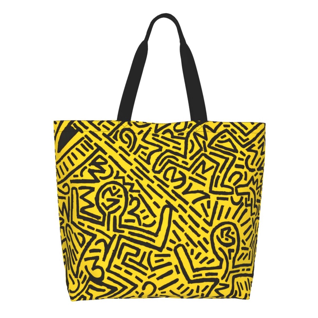 【In Stock】 Keith Haring Printed Shoulder Bag Fashion Cute Shopping ...