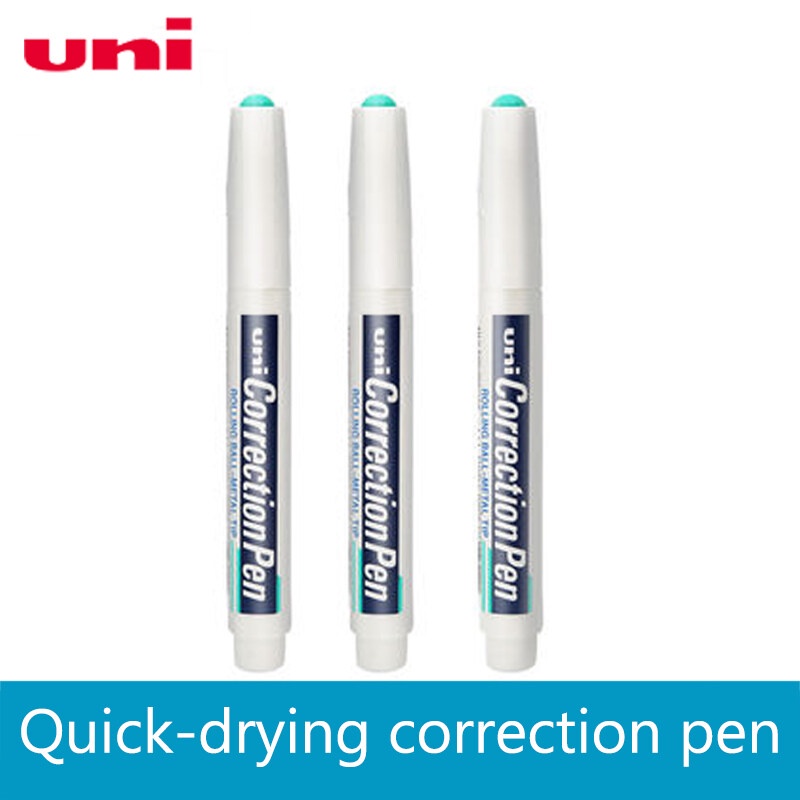 UNI Correction Pen Plastic/ Steel Head Quick-drying Correction Fluid ...