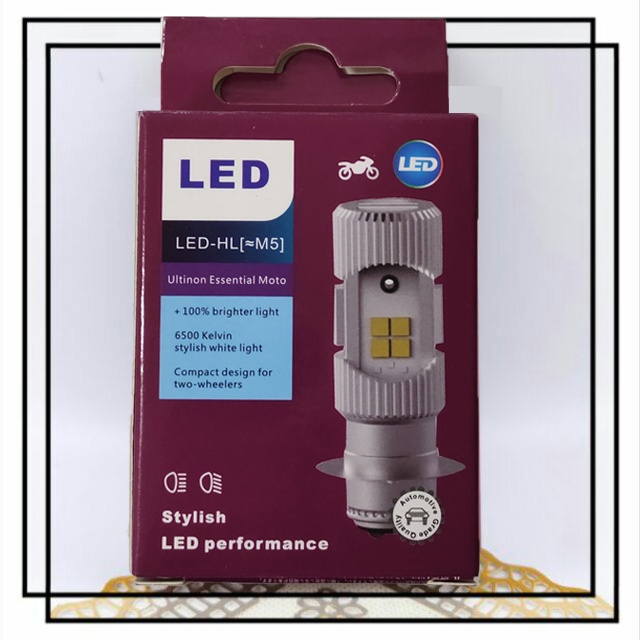 LED HEADLIGHT BULB T19/1LED- baterry Operated Headlights Only | Shopee ...