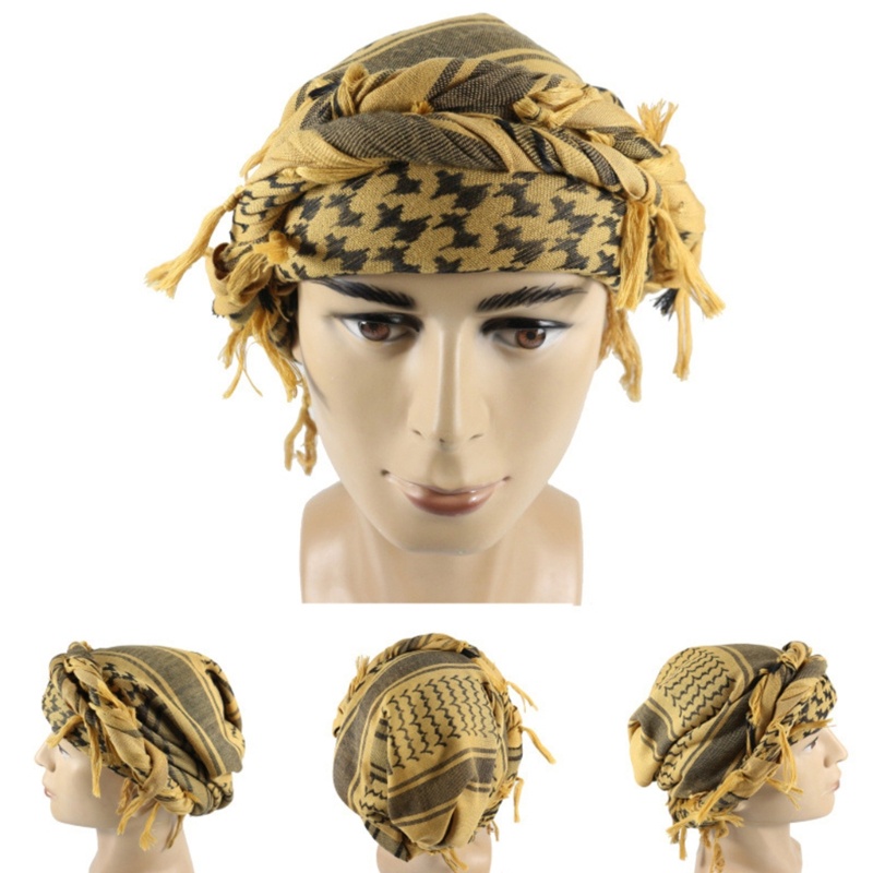 GODD Military Shemagh Tactical Desert Arab Keffiyeh Scarf Arab Turban ...