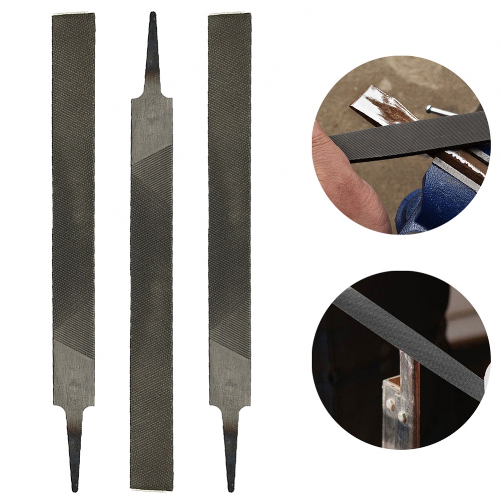 High Quality 6 Inch Flat File Set 3pcs Steel Files with Flat Shapes for ...