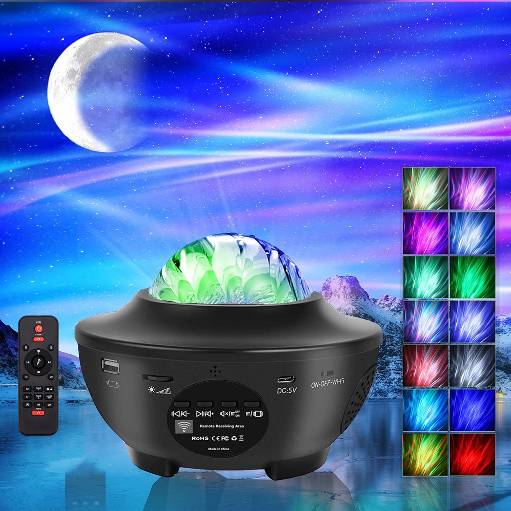 Starry Galaxy Projector Night Light Dream Aurora Star Light with Remote ...