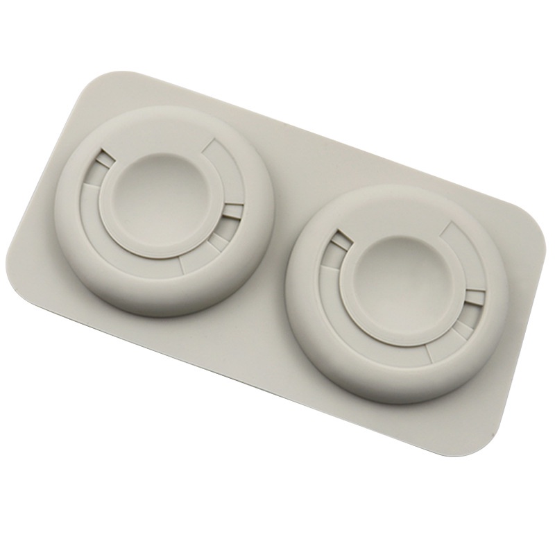 2 Cavity Camellia Silicone Mold Aromatherapy Gypsum Mold Wax Sheet Mold ...