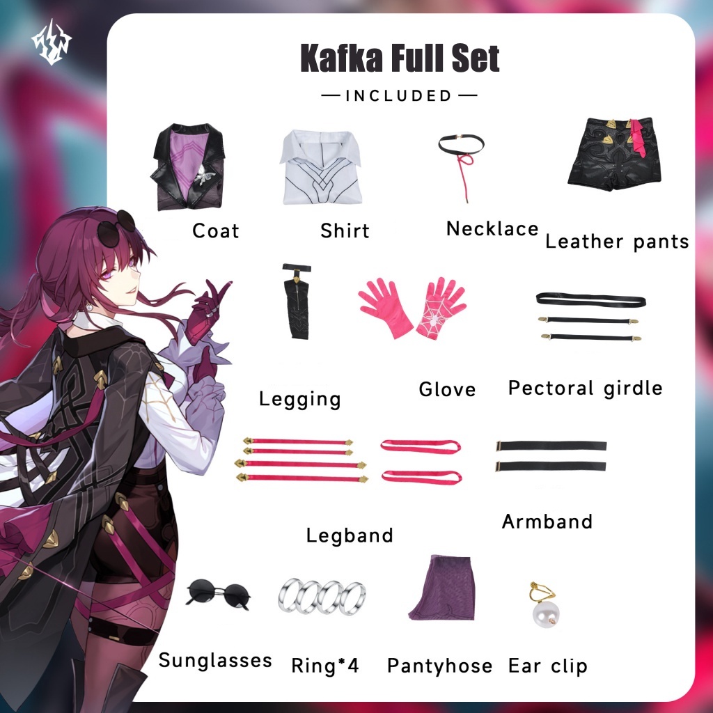 [Ready Stock] Honkai Star Rail cosplay Kafka cosplay clothing ...