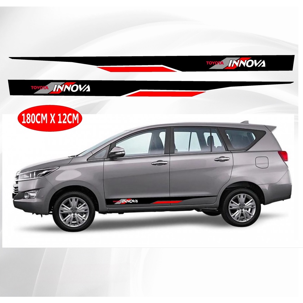 x2 Toyota Innova Body Decals Sticker / Machine Cut Vinyl Sticker ...