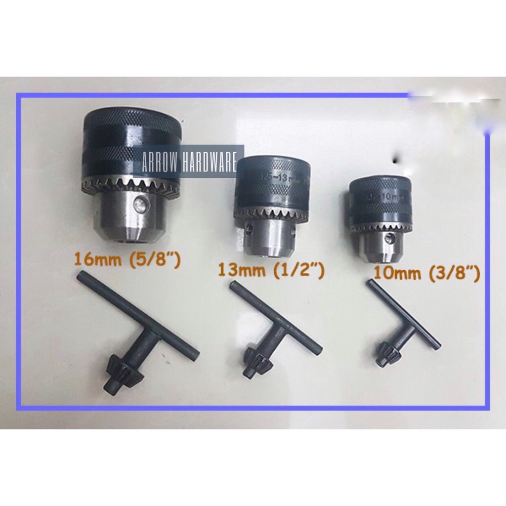 Dragon Drill Chuck w/ Key 10mm, 13mm, 16mm | Shopee Philippines