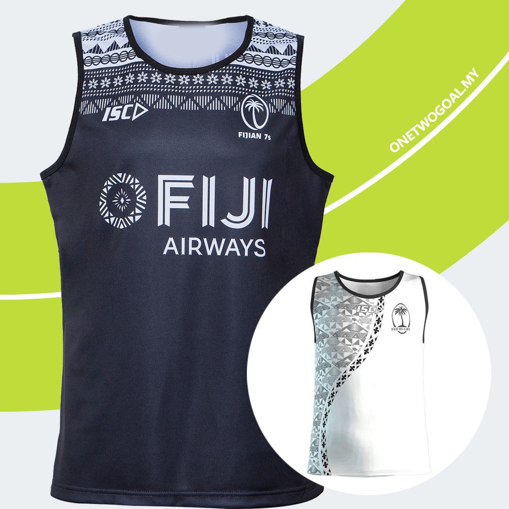 2023 Fiji Singlet Vest Men's Rugby Vest Sports Singlet Jersey | Shopee ...