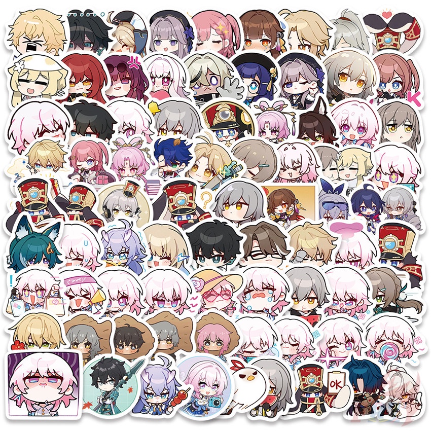 Honkai: Star Rail Series 01 Stickers 80Pcs/Set Fashion DIY Waterproof ...
