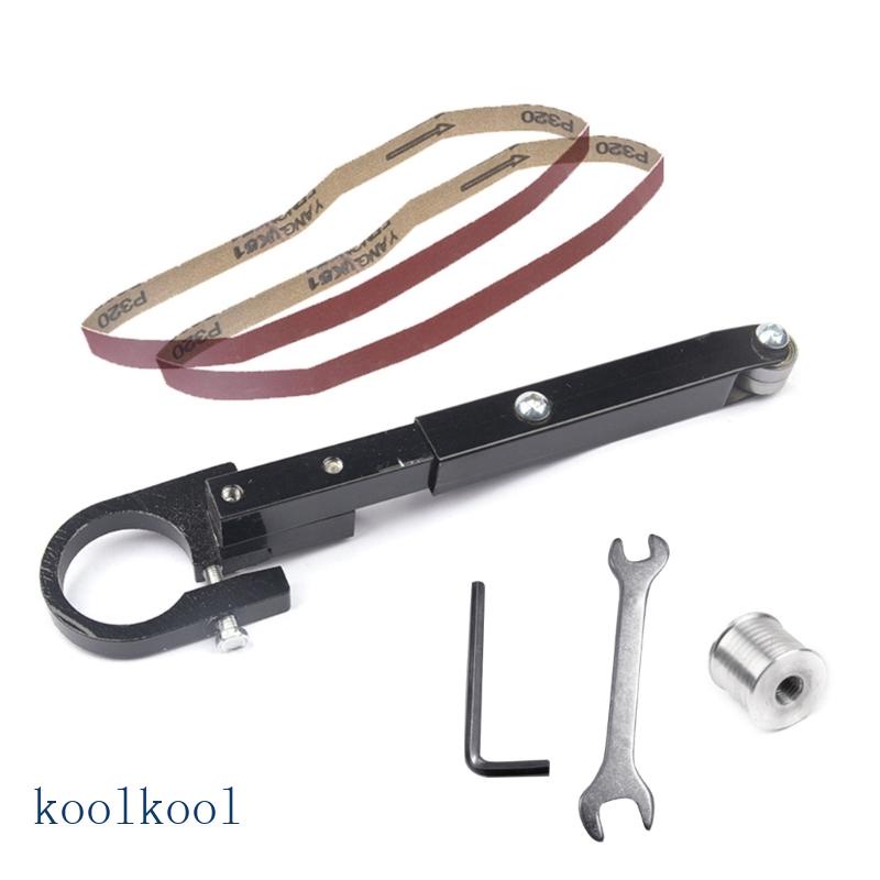 Kool Electric Angle Grinder to Belt Sander Sanding Adapter Pipe Belt ...