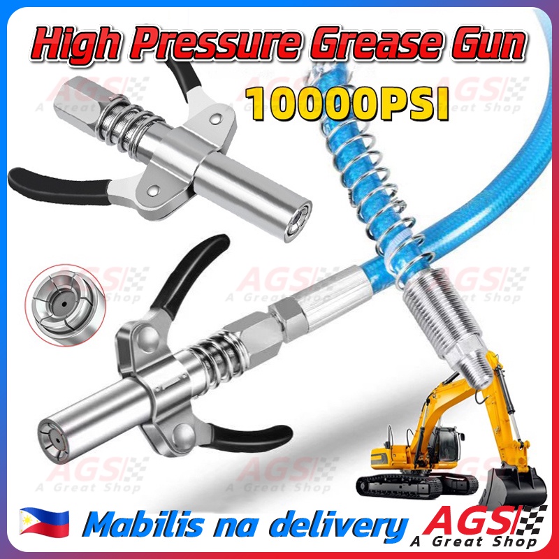 Heavy-Duty Quick Release Grease Gun Coupler Two Press Easy to Push ...
