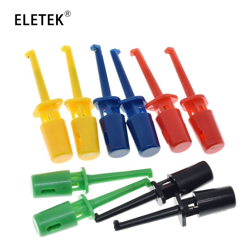 20Pcs Mini Single Test Hook Clip Test Probe for Electronic Testing IC ...