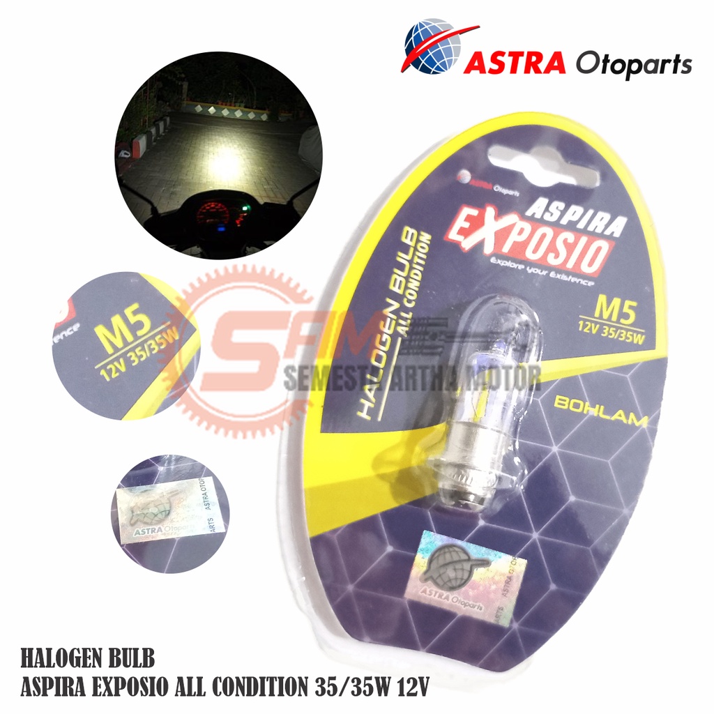 Aspira Exposio Halogen Bulb All Condition M5 12V 35W Automatic Sport ...
