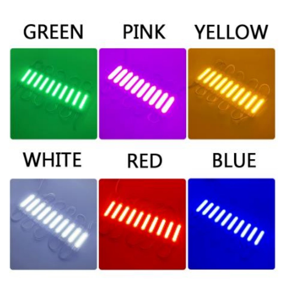 20Pcs 12V Led Module Truck Side Marker Indicator Light Cob 6 Led Super ...