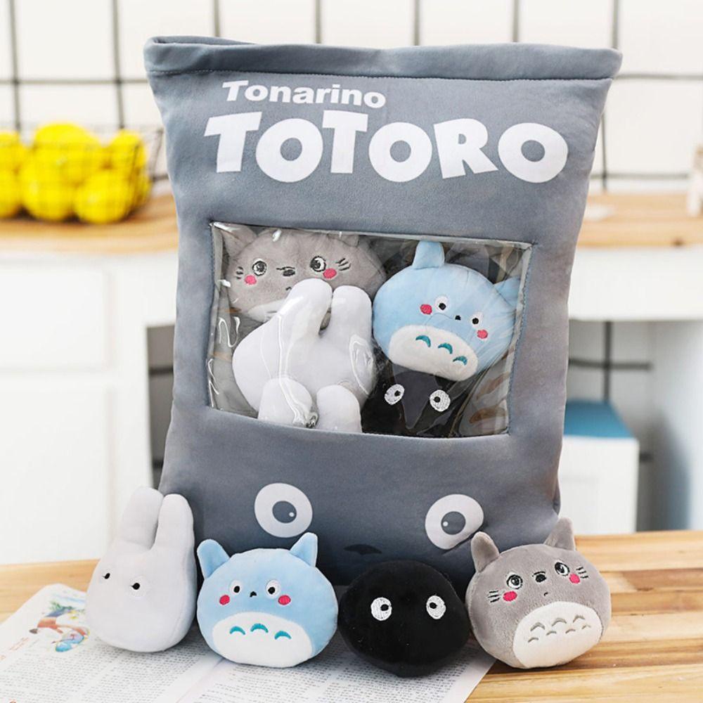 FENGCY Totoro Pudding Plush Toys, Spirited Away Totoro Hayao Miyazaki ...