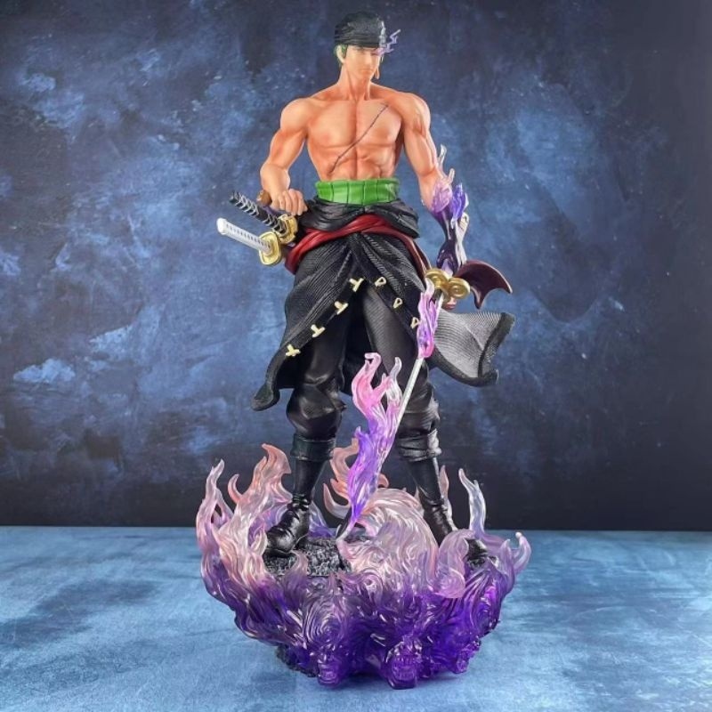 ONE PIECE ACTION FIGURE EMMA RORONOA ZORO FIGURE COPY RESIN GK海贼王动漫模型 ...