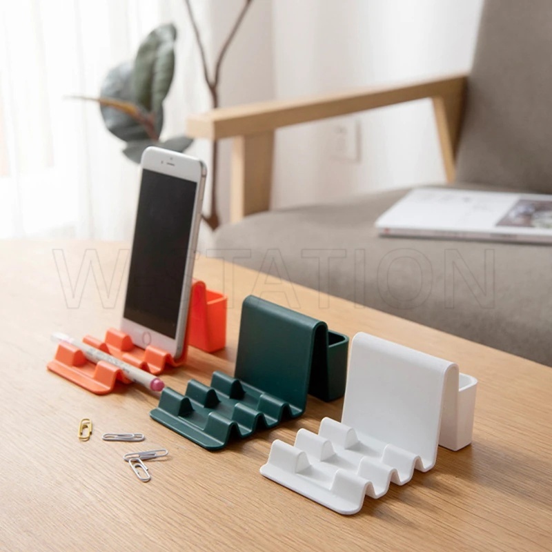 Wave-shaped Phone Holder with Storage Box / Portable Folding Chair ...