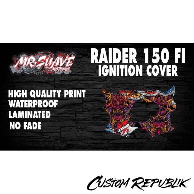 Raider 150 FI Ignition Acrylic Cover (Samurai) D3 | Shopee Philippines