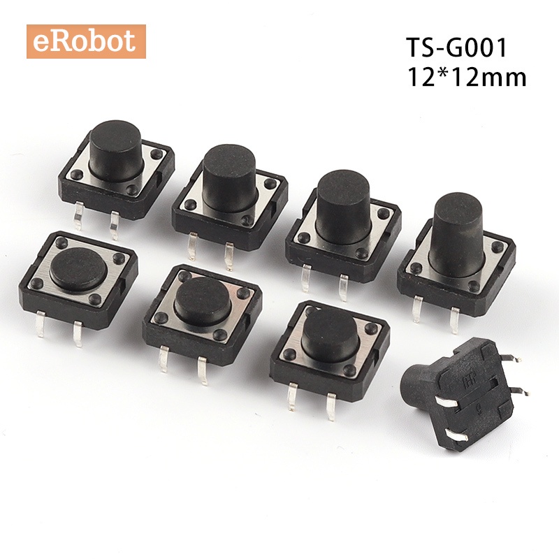 20PCS Tactile Tact Mini Push Button Switch Micro Switch 12x12 12*12*4.3mm 5mm 6 7 8 9 10 11 12 ...