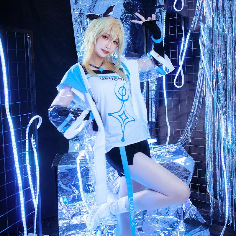 Genshin Impact cos ying Lumine cosplay anime clothing | Shopee Philippines