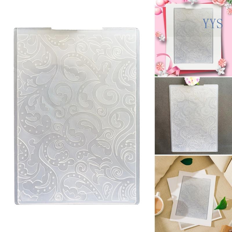 YYS Plastic Embossing Folders for Card Making DIY Scrapbooking Plant ...