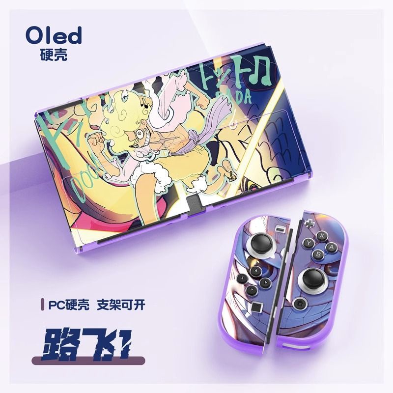 Cartoon ONE PIECE Luffy Nintendo Switch Dockable Protective Case Joycon ...