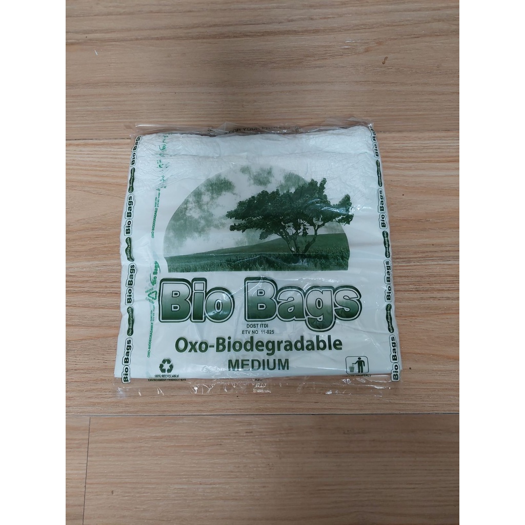 Sando Bag Plastic Oxo-Biodegradble Bio bags (100pcs/pack) | Shopee ...