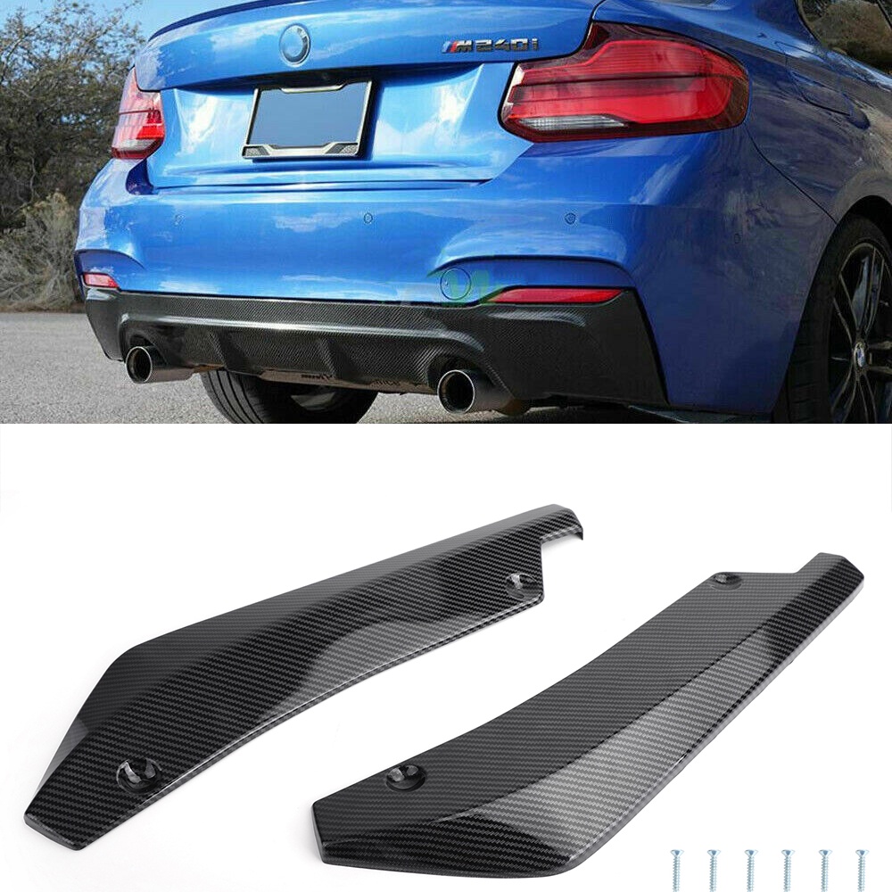 LANTOP For M3 E90 E92 Sport Racing Car Rear Bumper Splitter Diffuser ...