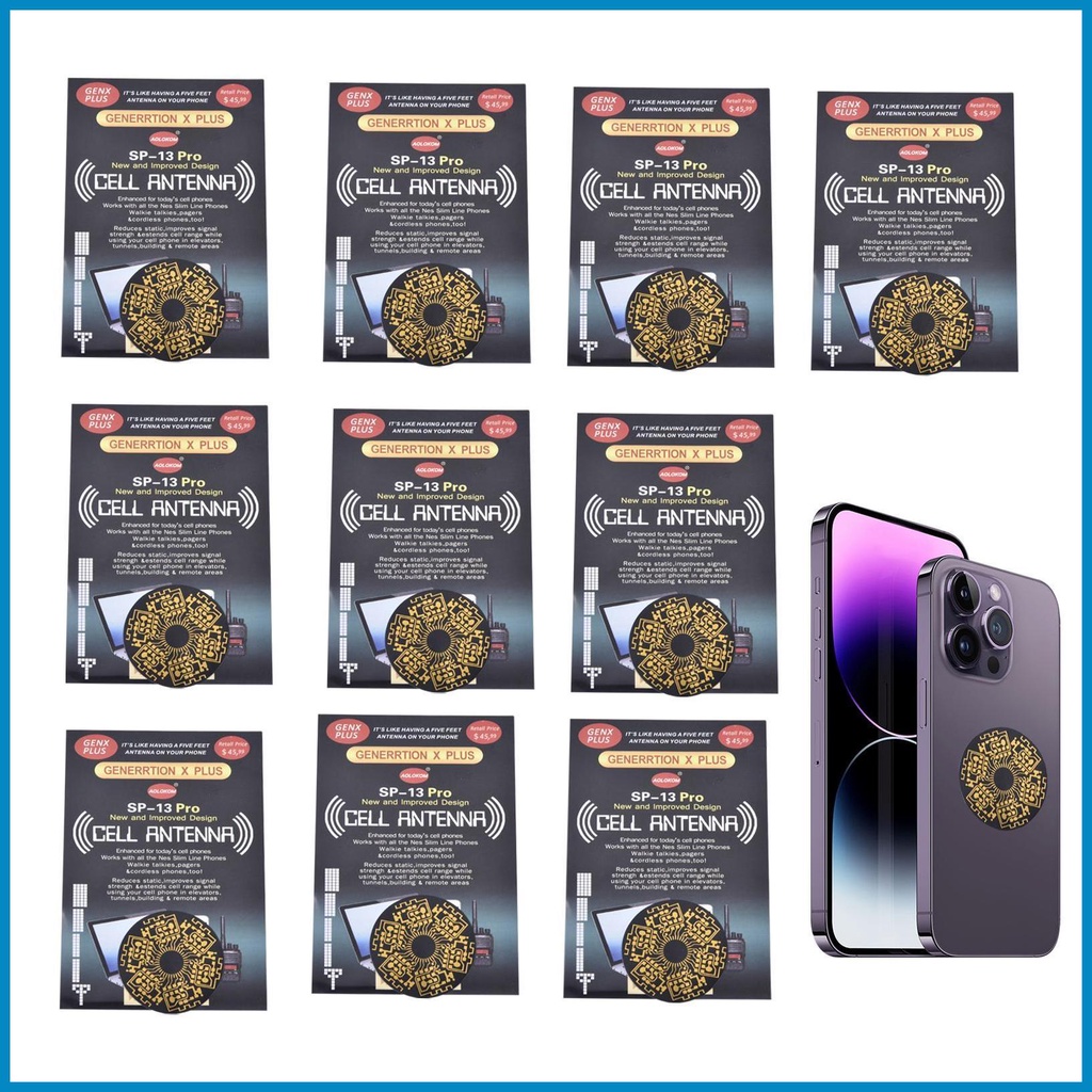 Antenna 10Pcs Signal Booster Enhancer Amplifier Stickers Phone Signal ...