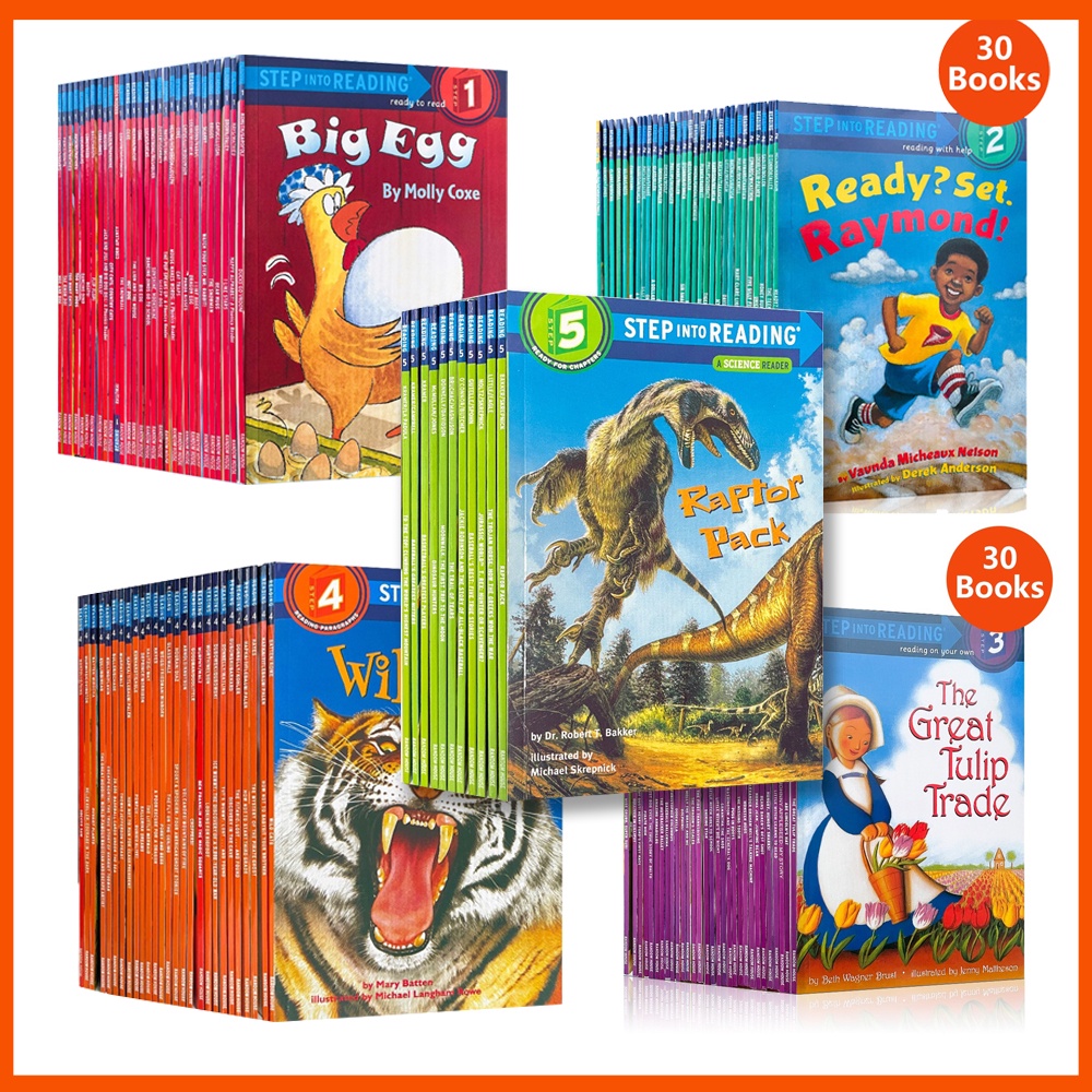 Step Into Reading Level 1 to 5 Series | Shopee Philippines
