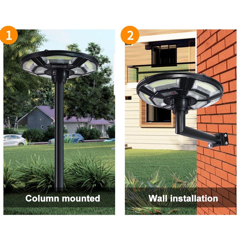 UFO Solar Light Solar Street Light Motion Sensor Round Solar Street Light IP67 led light 4000W ...